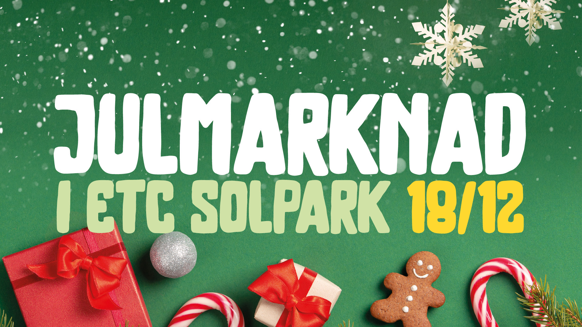 Julmarknad och föreläsning i ETC Solpark - ETC Solpark